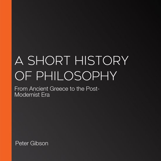 Short History of Philosophy, A, Peter Gibson | 9781398819481 | Boeken ...