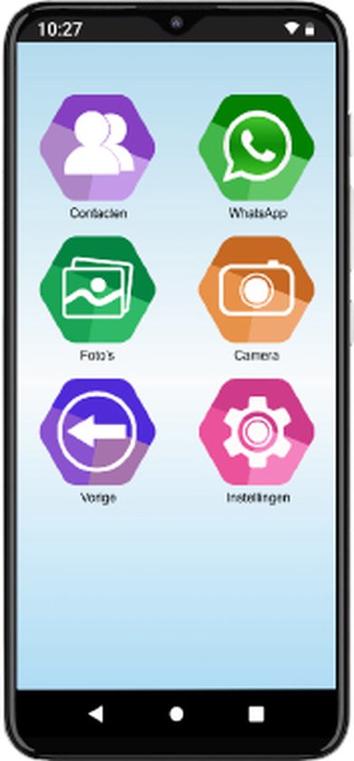 SeniorenTAB Easy Smartphone - Bellen en Videobellen via foto's - 64GB - 4G - Simlock... | bol