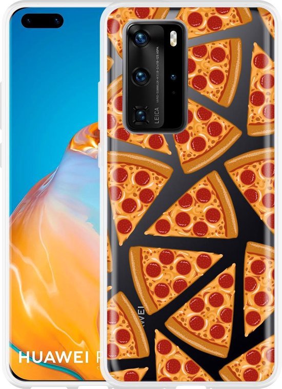 Hoesje geschikt voor Huawei P40 Pro Pizza Party | bol