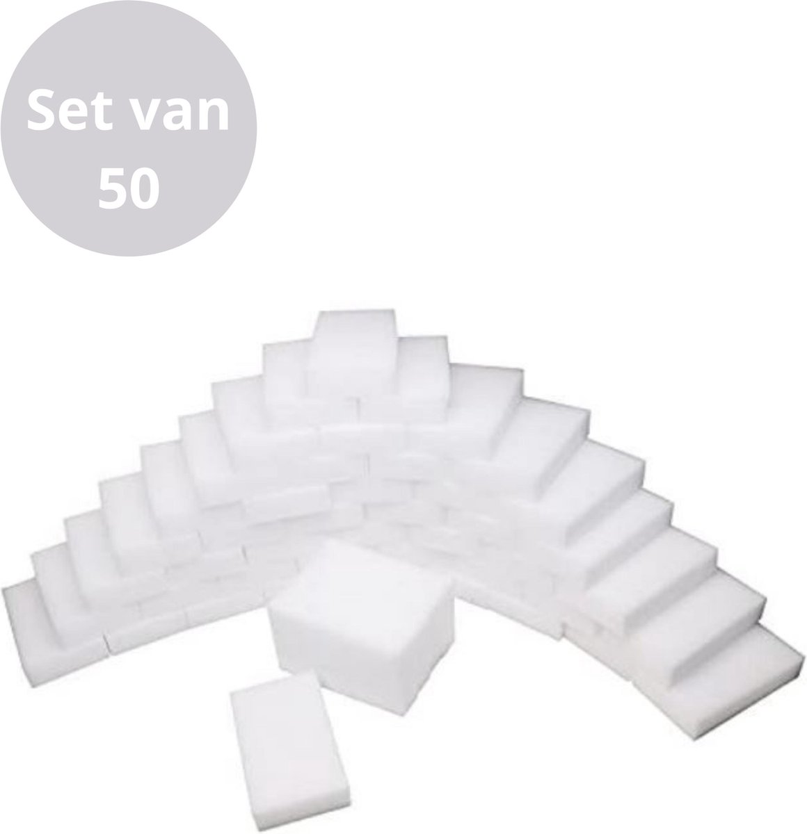 50x Wonderspons - Melamine Spons - Schoonmaak Sponsjes x | bol
