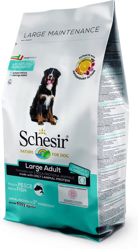 Schesir Large Maintenance Vis - Hondenvoer - 12 kg | bol.com