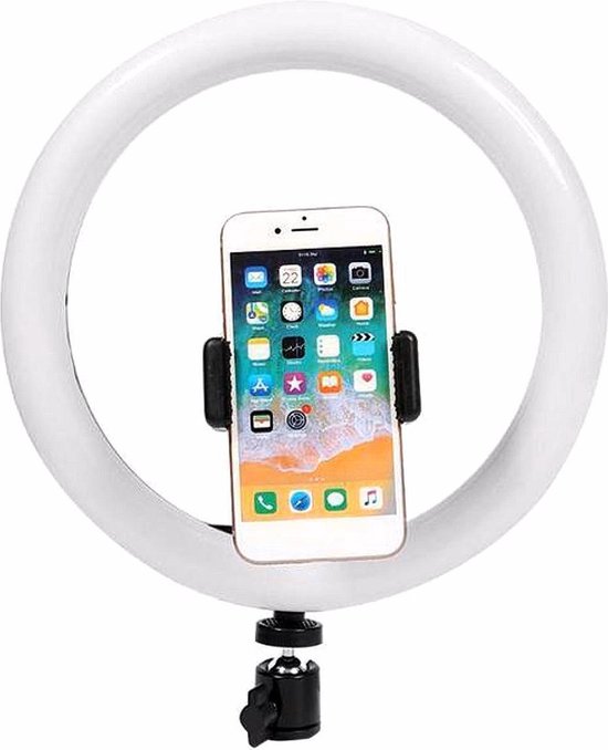 LED Ring Lamp 20Cm Inclusief Bluetooth afstandsbediening en ...