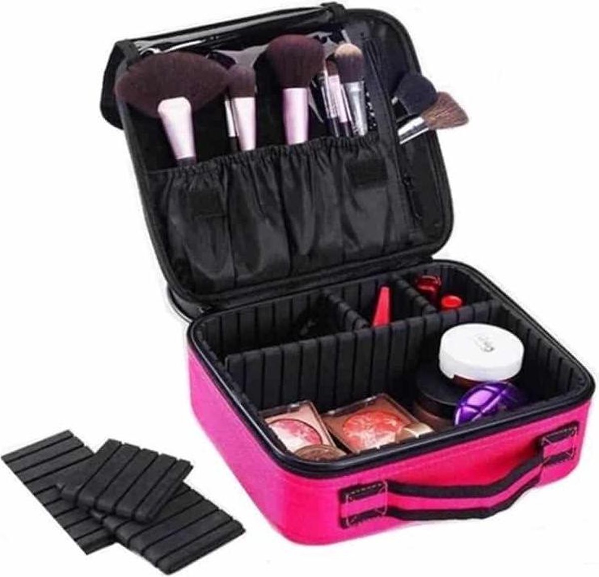 bol.com | Cosmetica Koffer - Make-up Koffer met verstelbare vakken ...
