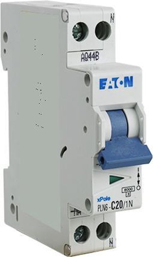 Eaton installatieautomaat 1P+N C16 PLN6-C16/1N-MW | bol.com