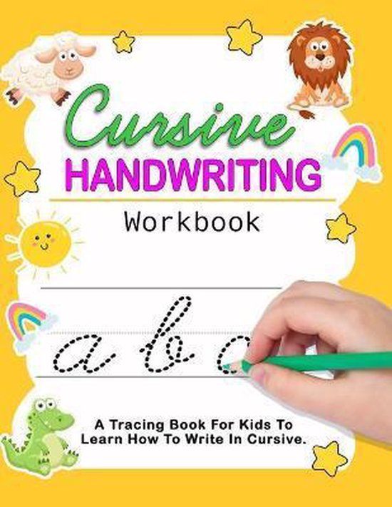 Cursive Handwriting Workbook, Kiki Colors | 9798693301092 | Boeken ...