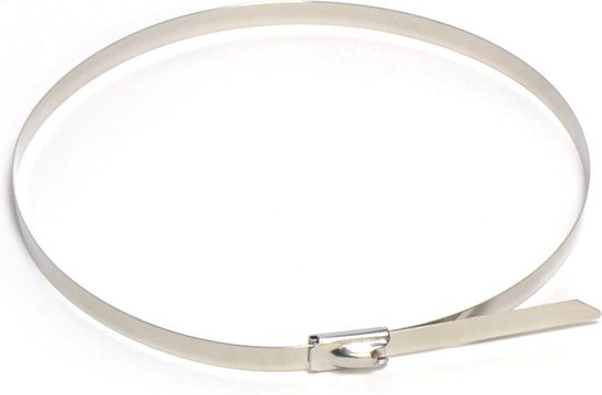 RVS Kabelbinders 4,6 x 300 mm - zak 100 stuks - Tiewraps - Binders | bol