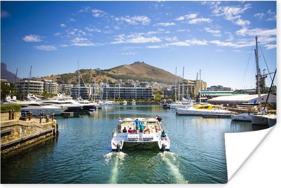 Poster Kaapstad - Zuid afrika - Boot - 30x20 cm | bol.com