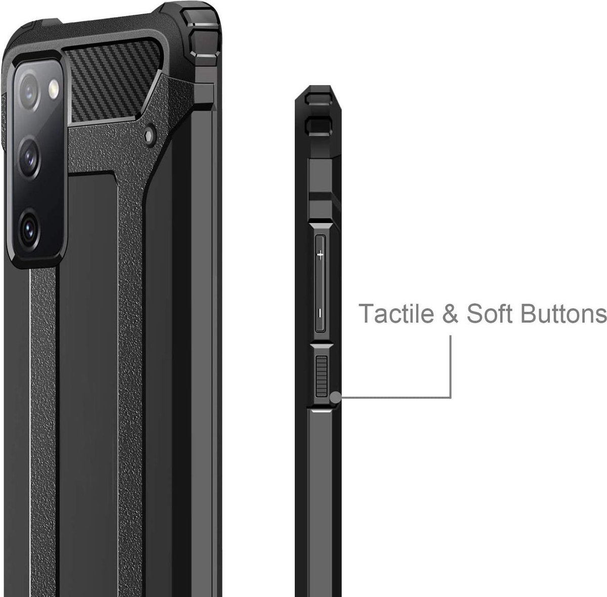 Samsung Galaxy S20FE Hoesje - Heavy Duty Back Cover – S20FE Anti Shock ...