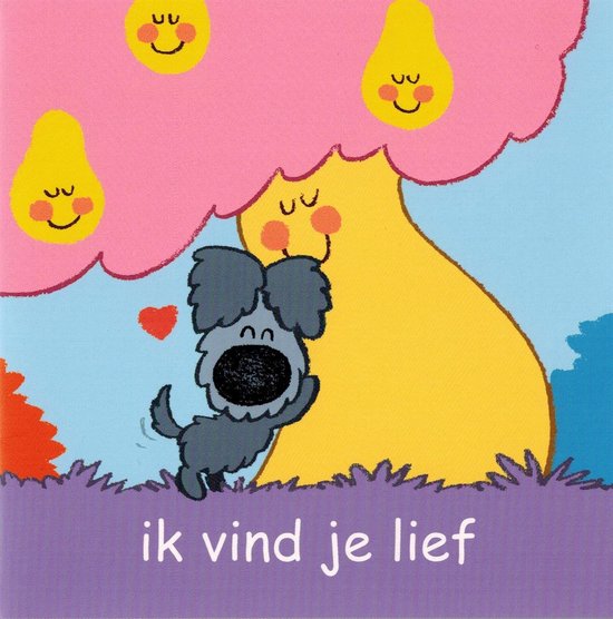 Wenskaart Woezel en Pip: ik vind je lief (WP826) | bol
