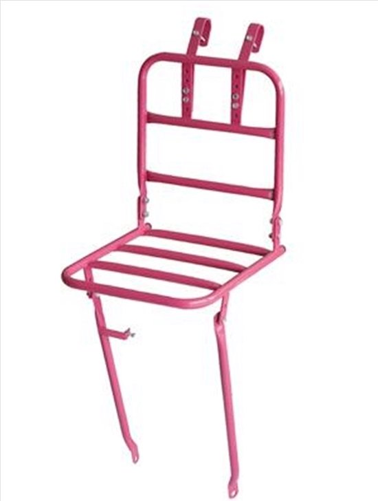 PTT Fiets Voordrager - 28 Inch (28'') - Met Steun - Roze - Staal | bol