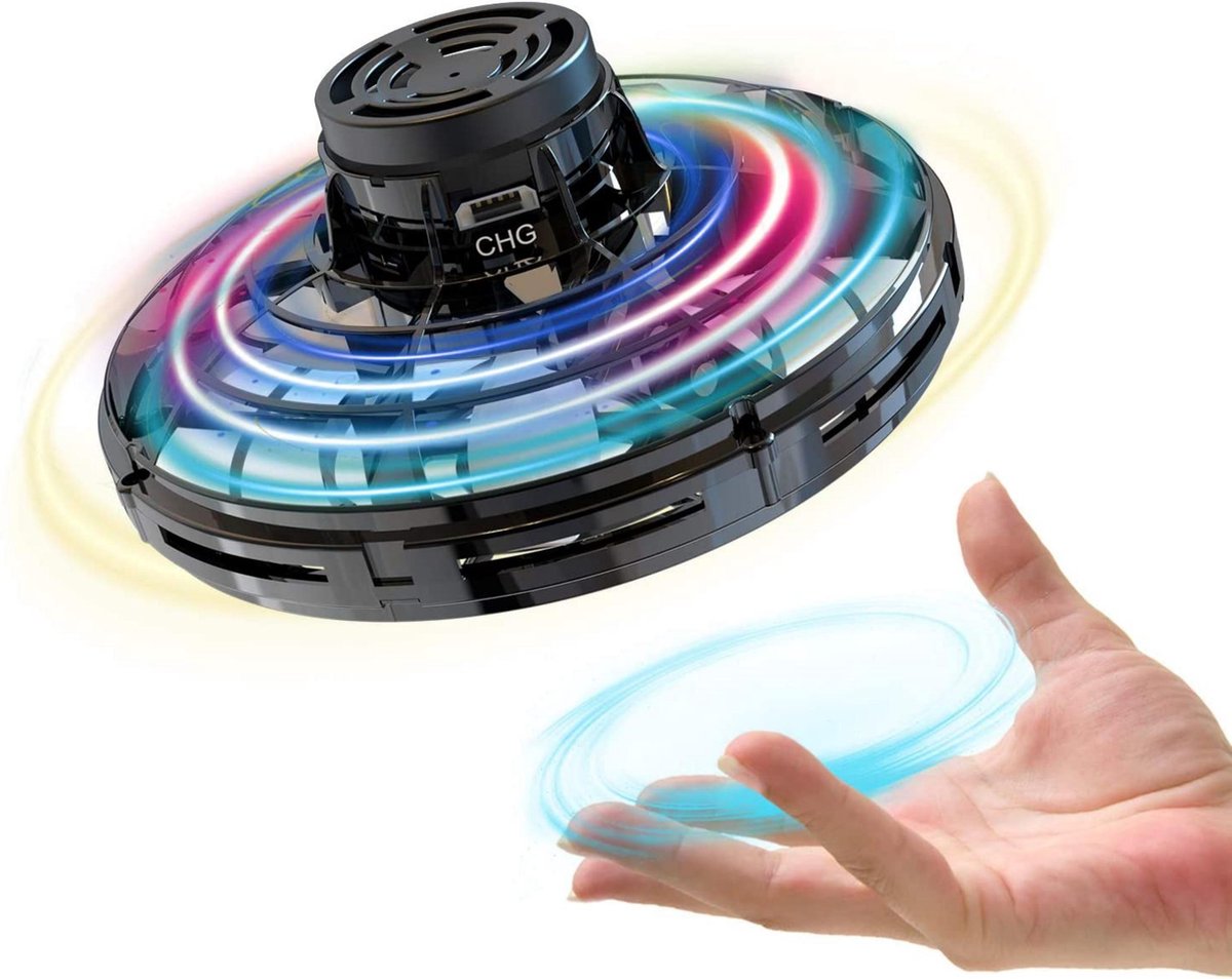 Flying Fidget Spinner LED - Fidget toys - Vliegende Spinner - Vliegende ...