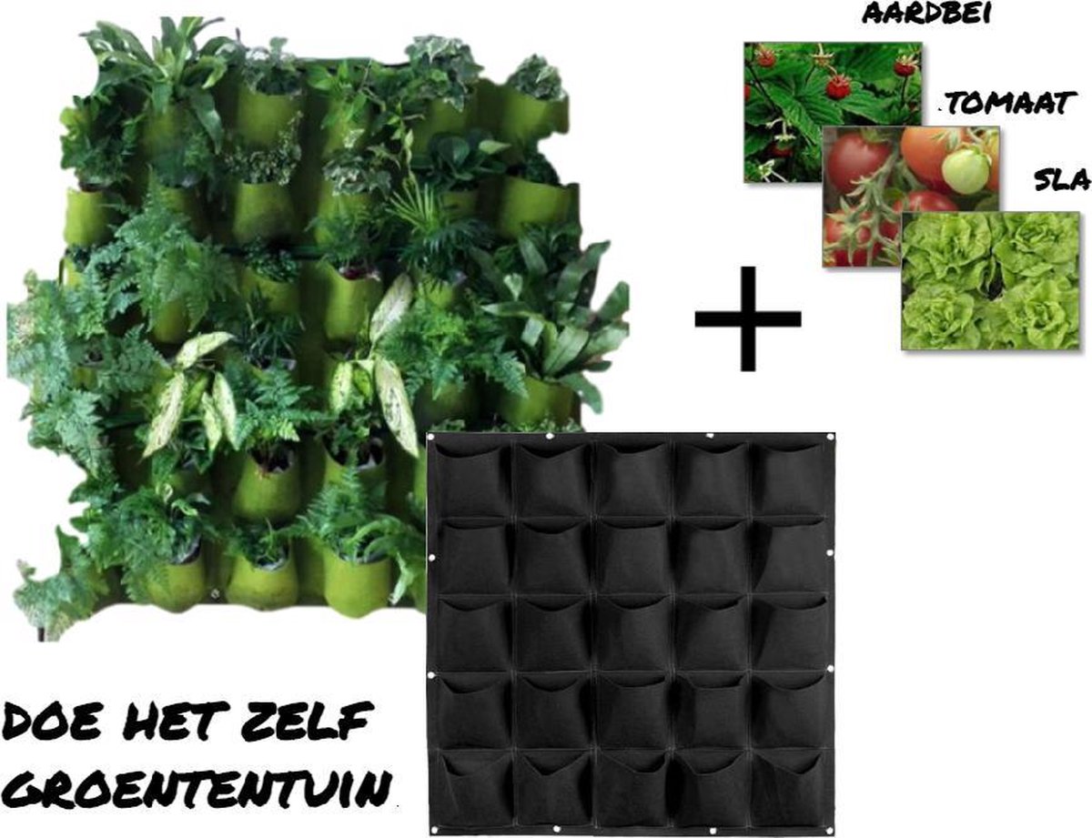 All-in-one Groentetuin - Verticale tuin met 3 verschillende ...