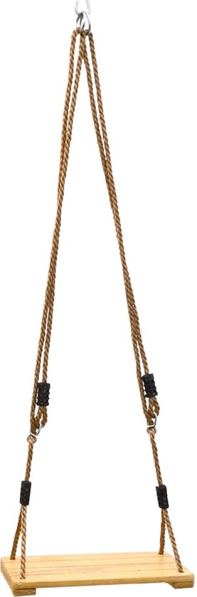 Kinderschommel 38x20 cm - Houten Schommelbankje Schommel natuur | bol.com