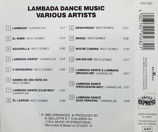 Lambada Dance Music, Various | CD (album) | Muziek | bol