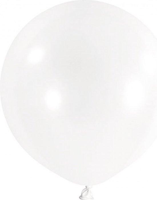 """Balloon 1m, round, Pastel clear""" | bol