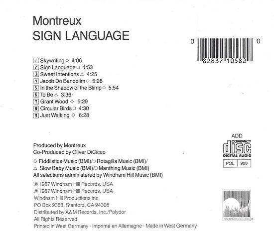 Sign Language, Montreux | CD (album) | Muziek | bol