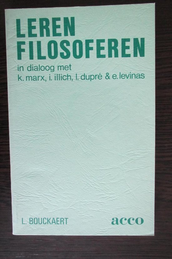 Leren filosoferen, Bouckaert | 9789033402234 | Boeken | bol.com