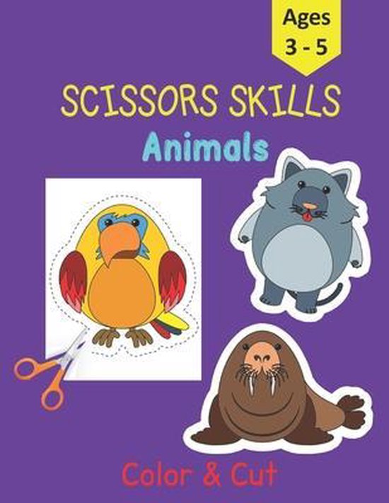 Scissors Skills Activity Books- Scissors Skills Animals, Anny-Annie ...
