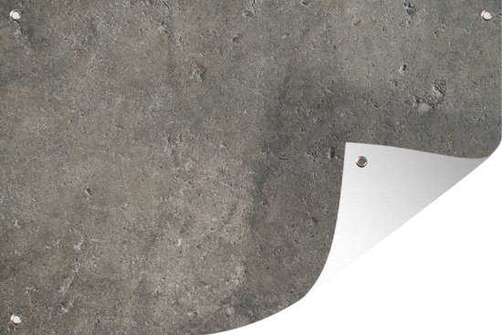 Muurdecoratie Muur - Beton - Grijs - 180x120 cm - Tuinposter - Tuindoek ...