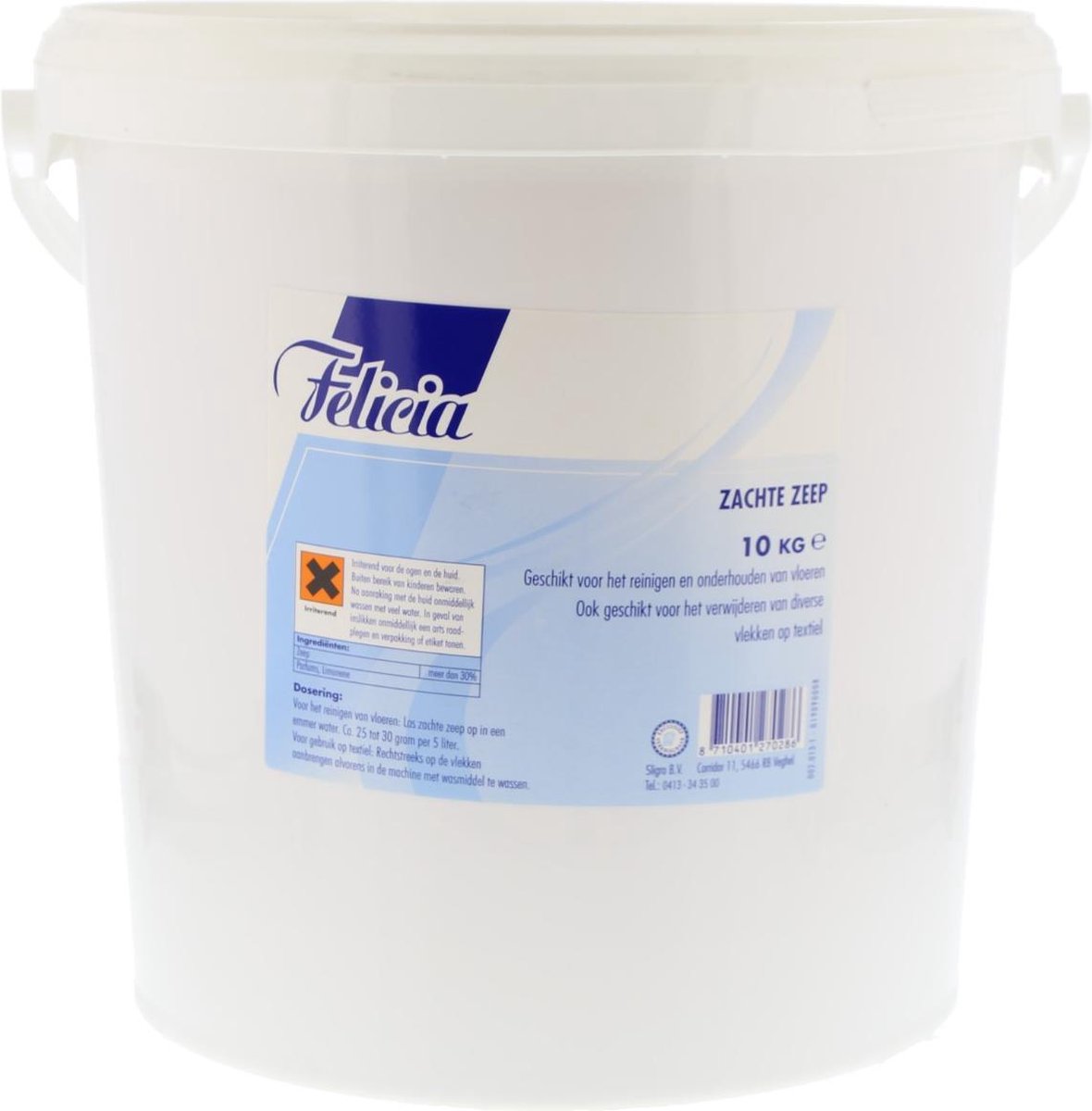Zachte Zeep XL Emmer 10 Kilo Felicia Professioneel | bol.com