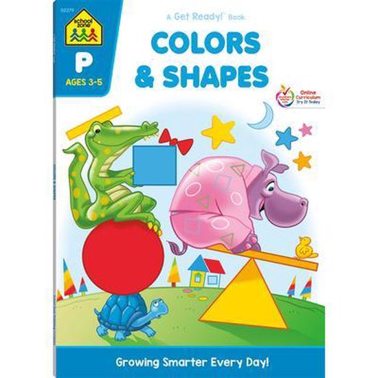 Colors & Shapes, Grade P, School Zone | 9781589473577 | Boeken | bol.com