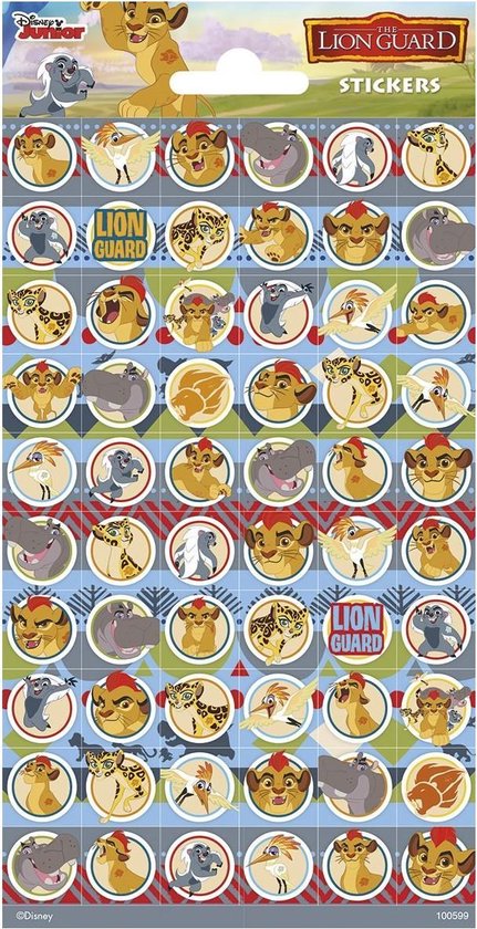 Stickervel Mini Lion Guard | bol.com