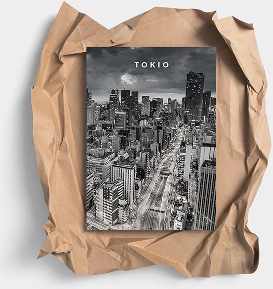 MINUSTO Poster - Tokio - 59.4 X 42 Cm - Wit | bol