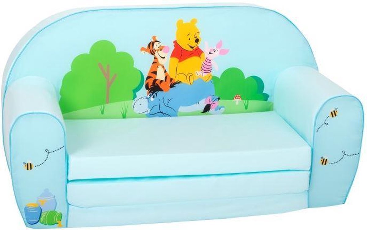 Disney Sofa Uitklapbaar Winnie 42 X 77 Cm Polykatoen Blauw | bol