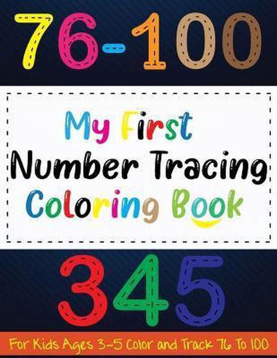 My First Number Tracing Coloring Book, Hl Printing Press ...