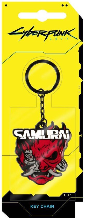 Cyberpunk 2077 Samurai Logo Metal Keychain | bol.com