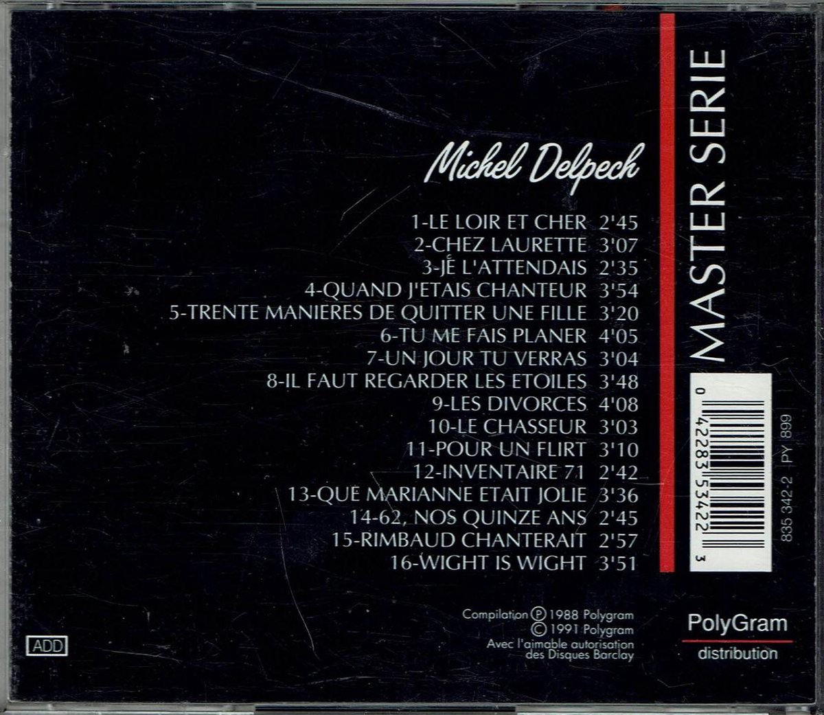 Master Serie, Michel Delpech | CD (album) | Muziek | bol.com
