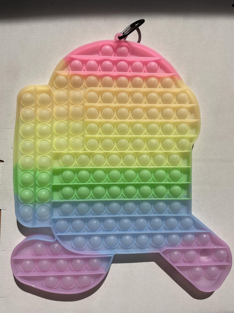 Fidget Toys- Popit XL - pop it XL- Among us - Amongus - Run - Glow in ...