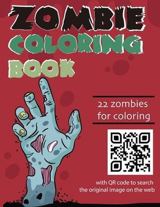 Coloring Books with Qr- Zombie Coloring Book, @kidsalearning ...