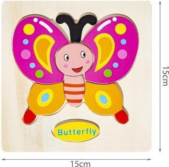 Houten Puzzel Set | Legpuzzels | Dieren Puzzelset Voor Kinderen Peuters ...