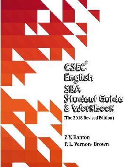 CSEC English SBA Student Guide & Workbook | 9798675705962 | P L Vernon ...