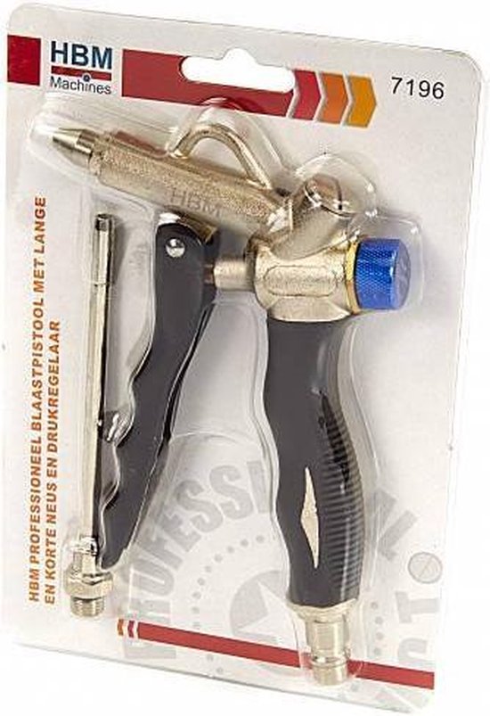 Professioneel Blaaspistool met Lange / Korte Neus en Drukregelaar | bol