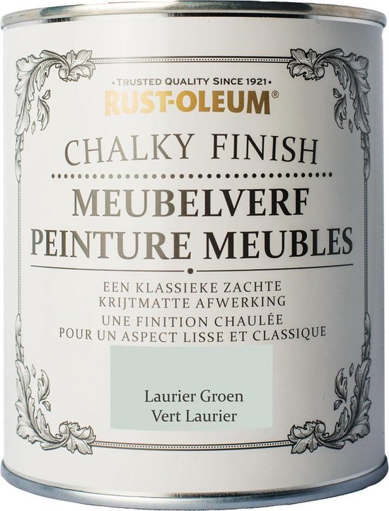Rust-Oleum Chalky Finish Meubelverf Laurier Groen 750ml | bol