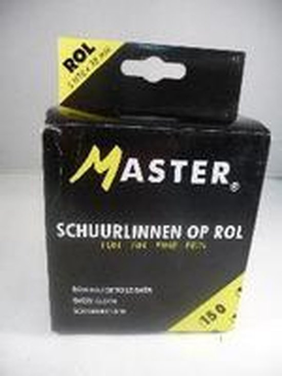 Master Fijn schuurlinnen op rol - 5 meter - korrel 150 - ideaal voor ...
