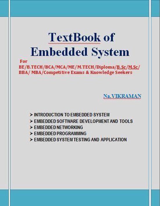 ECE 8 - EMBEDDED SYSTEM (ebook), VIKRAMAN N | 1230004823605 | Boeken | bol.com