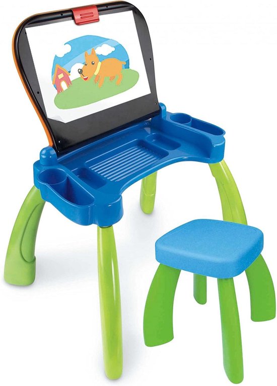 VTech - My Magic Desk - Table d'apprentissage 3 en 1 avec tabouret pour ...