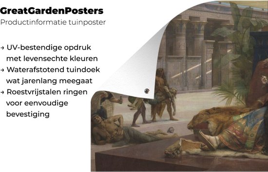 Tuinposter Cleopatra laat gif proeven door ter dood veroordeelde gevangenen -... | bol