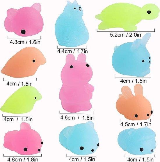 Mochi Squishy - 10x stuks - Squeeze - Fidget Toy - Pop It - Simple ...