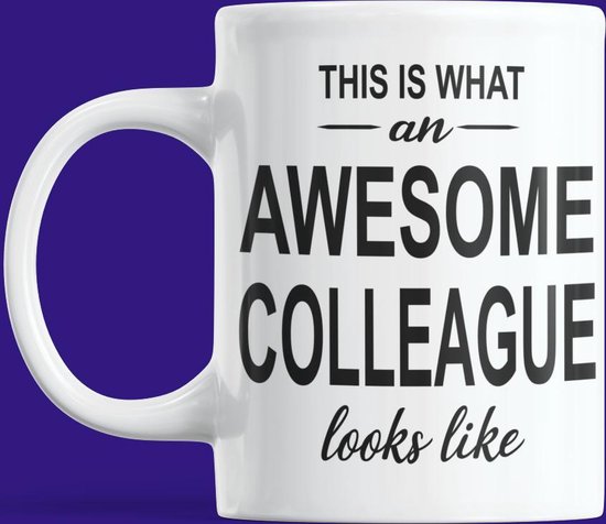 Cadeau voor collega - Awesome Colleague looks like - cadeaumok - beker ...