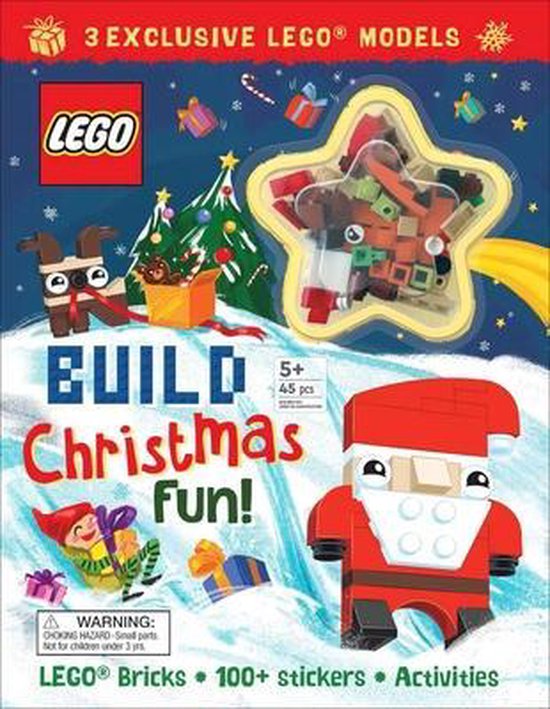 Lego Iconic: Build Christmas Fun! [With 100+ Stickers and Minifigure ...