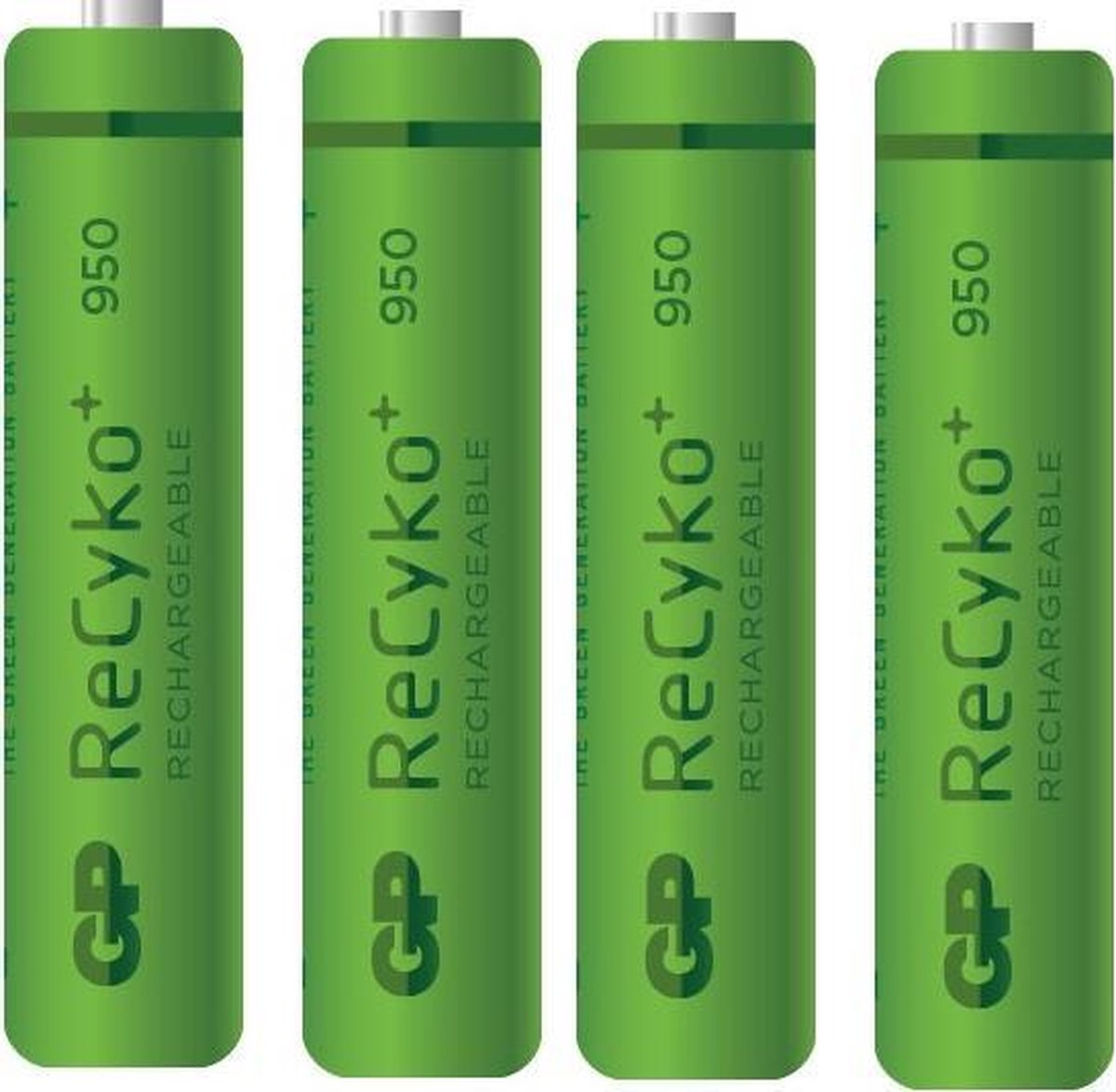 GP AAA 1000 Oplaadbare Batterij - 2 Blisters (8 batterijen) | bol.com