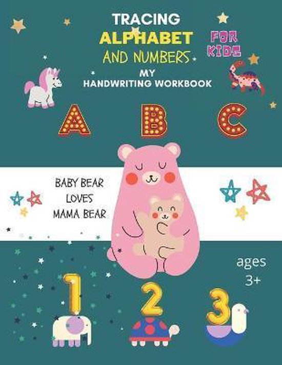 Tracing Alphabet and Numbers for kids: Alphabet and numbers handwriting ...