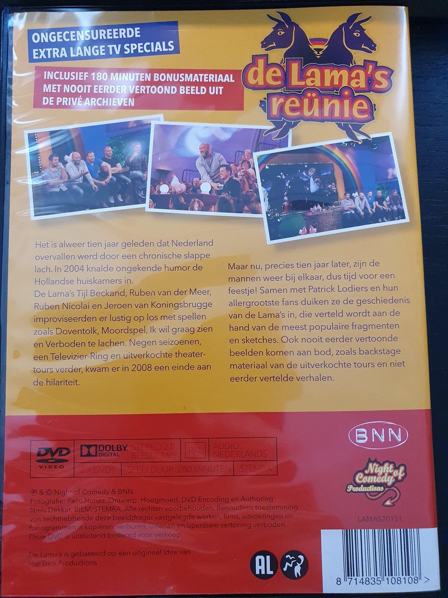 De Lama's Reúnie (Dvd), Tijl Beckland | Dvd's | bol.com