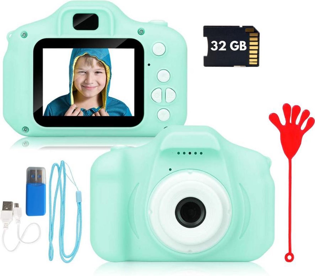 TGS® Kindercamera Camera Kinderen Kinderfototoestel Fotocamera Video ...