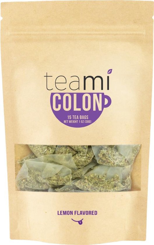 Teami Colon Cleanse Detox Thee - Citroen Thee - Darmreiniging - Zachte ...