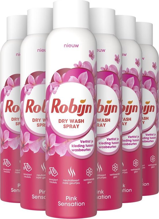 Robijn Dry Wash Spray Pink Sensation - 150 wasbeurten ...